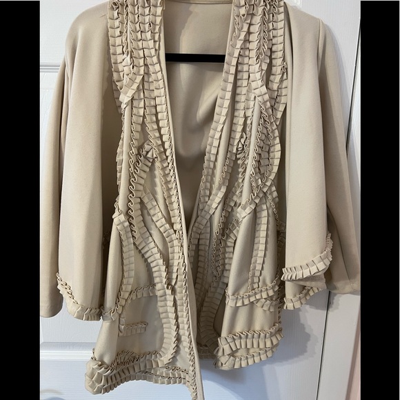 Ryu | Jackets & Coats | Ryu Ivory Jacket | Poshmark